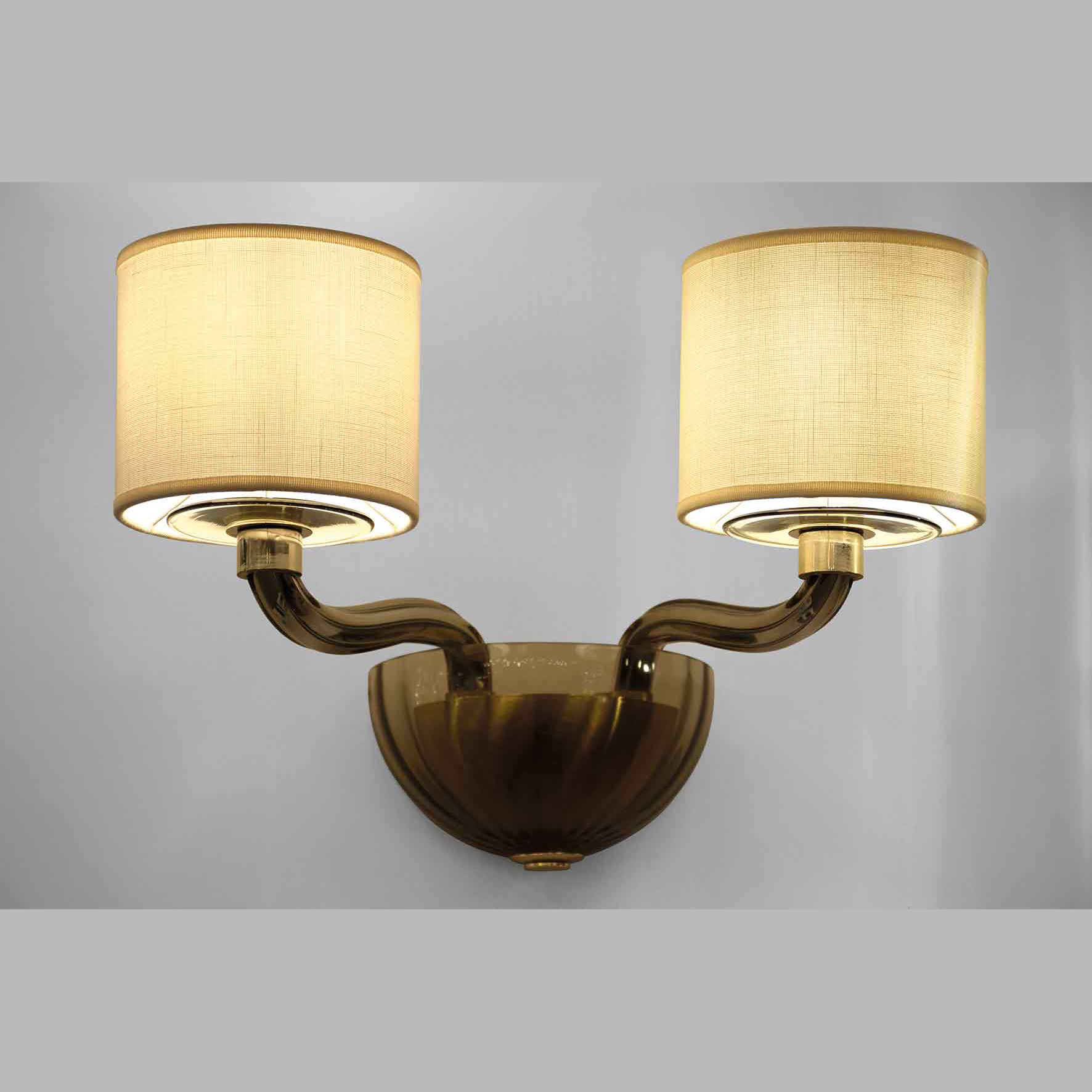 ROYAL WALL LAMP 2 LIGHTS. Murano free - blown glassighting collection ...